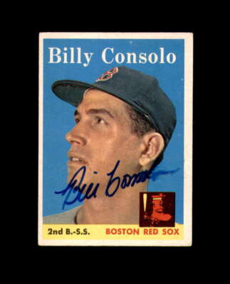 Billy Consolo Signed 1958 Topps Boston Red Sox Autograph | eBay