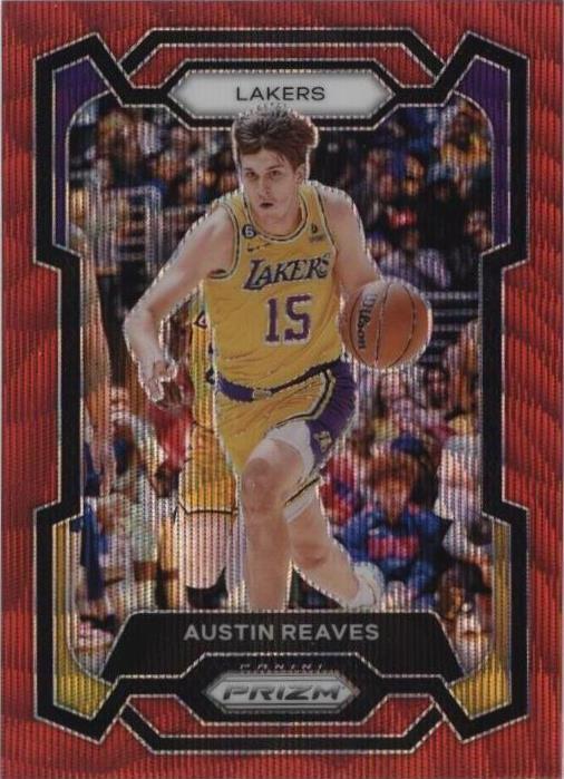 2023-24 Panini Prizm - Austin Reaves #76 Ruby Wave Prizm for sale ...