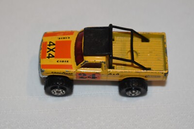 Matchbox 1981 Yellow 4x4 Open Back Truck Made in Macau 1:64 scale | eBay
