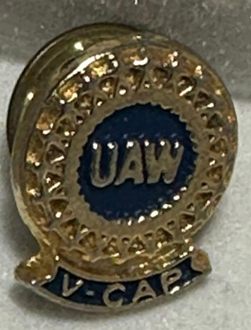 UNION UAW V-CAP Vintage Tack Pin T-6204 | eBay