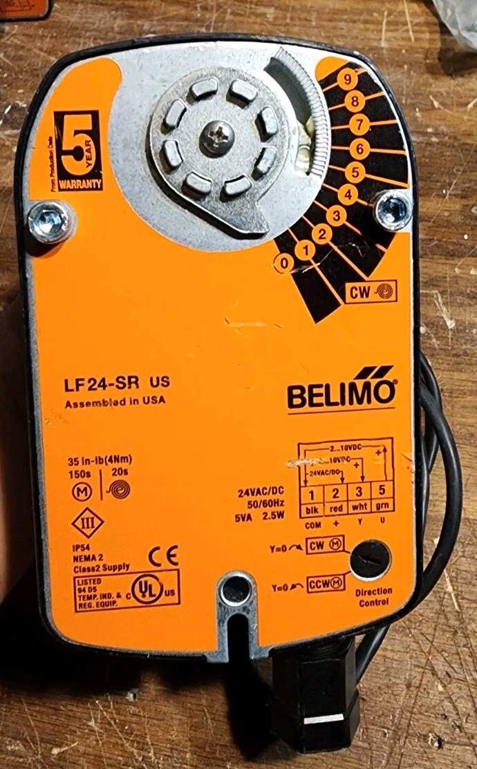 Belimo B217B+LF24-SR US 3/4" Control Valve Assembly - FREE SHIPPING ...