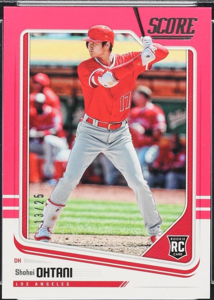2018 Panini Chronicles - Score Shohei Ohtani #11 Pink /25 (RC) for sale ...