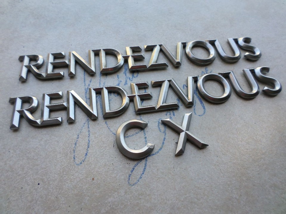 03-07 Buick Rendezvous CX Tailgate Emblem 10426421 Logo Nameplate Decal ...
