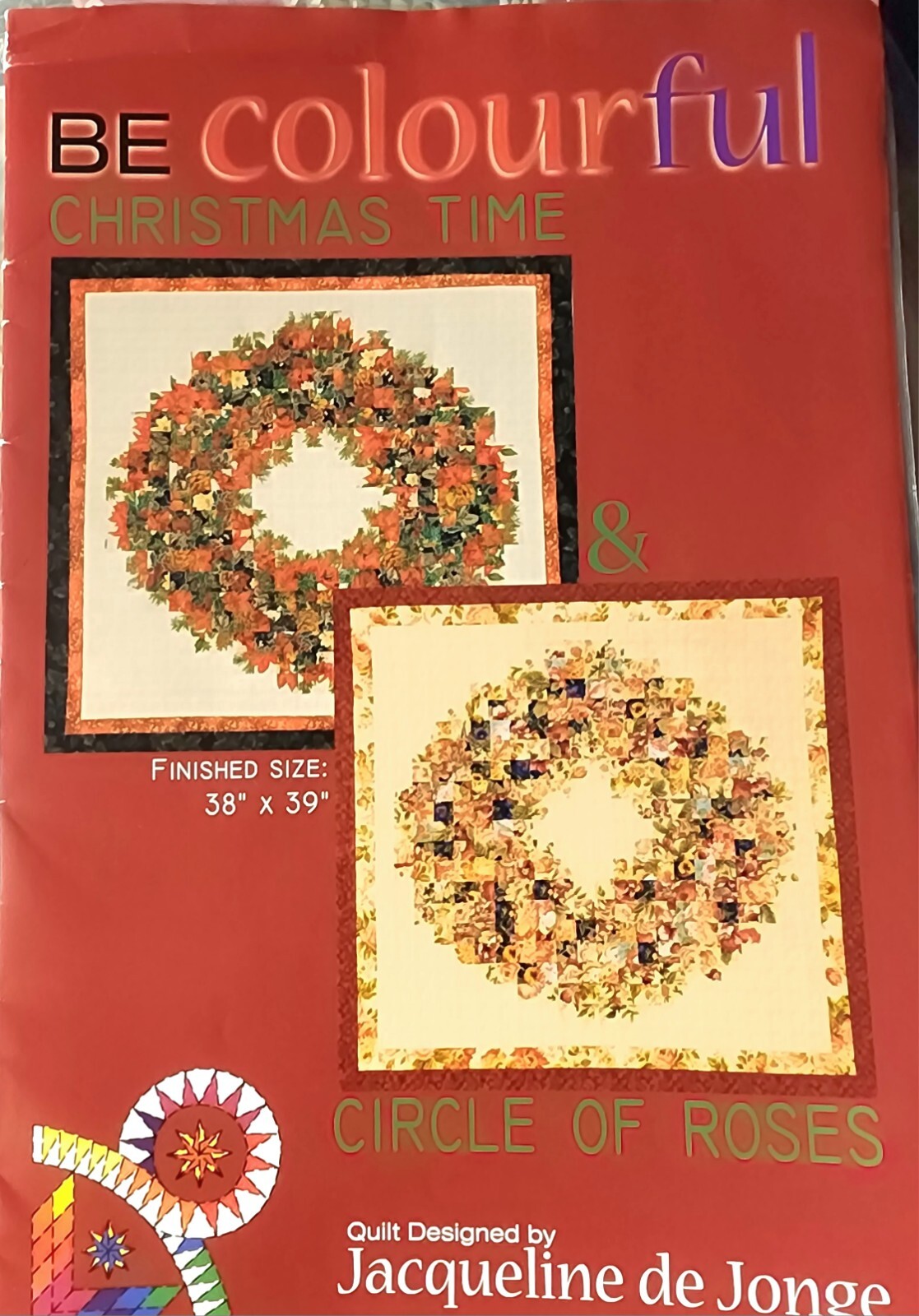 2 In 1-BE COLOURFUL "Christmas Time/Circle Of Roses" JACQUELINE dE ...
