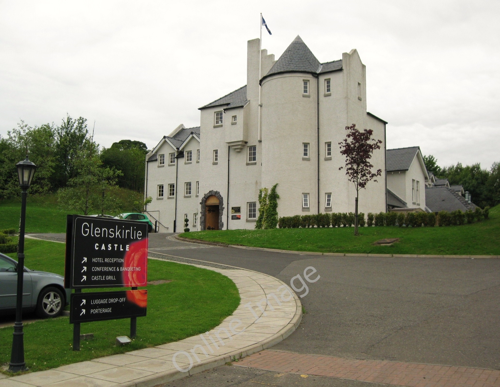 Photo 6x4 Glenskirlie Castle Banknock/NS7879 Looks old but isn't. c2010 ...