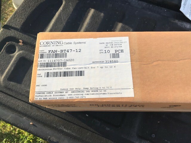 Corning FAN-BT47-12 Fan out Kits | eBay