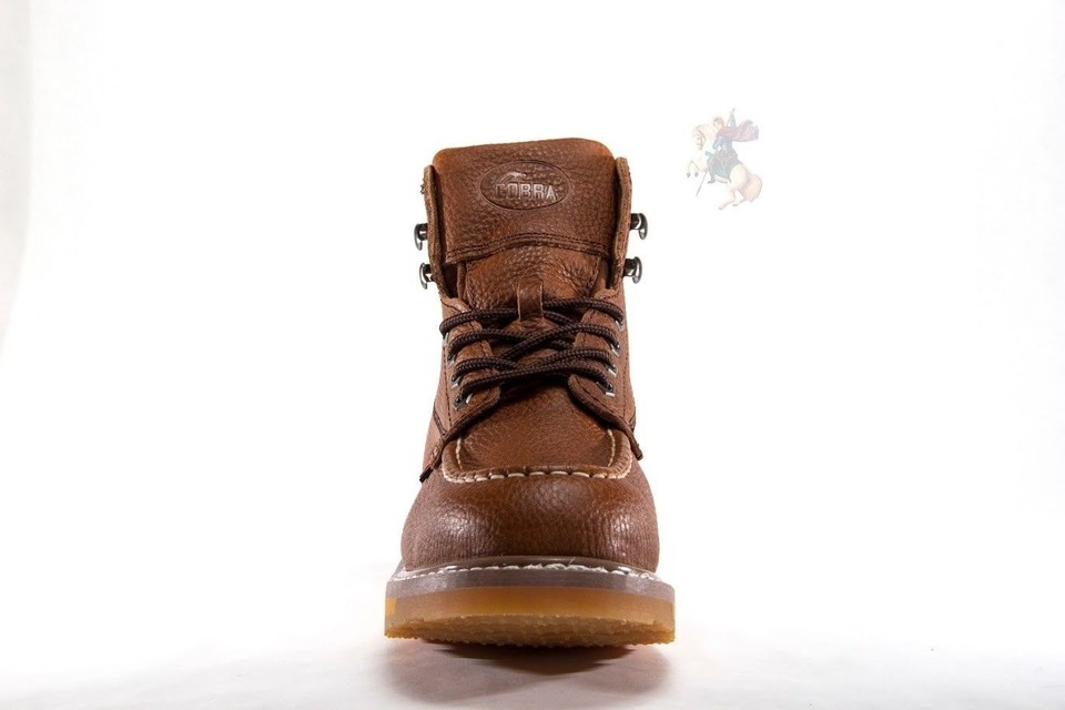 Men Work Boot Cobra C27M Dark Brown Genuine Leather Goodyear Welt ...