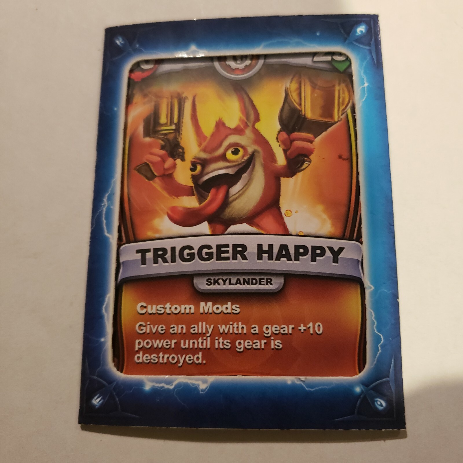 SKYLANDERS BATTLECAST CHARACTER CARDS, TRIGGER HAPPY #50 SKYLANDER CARD, NEW | eBay