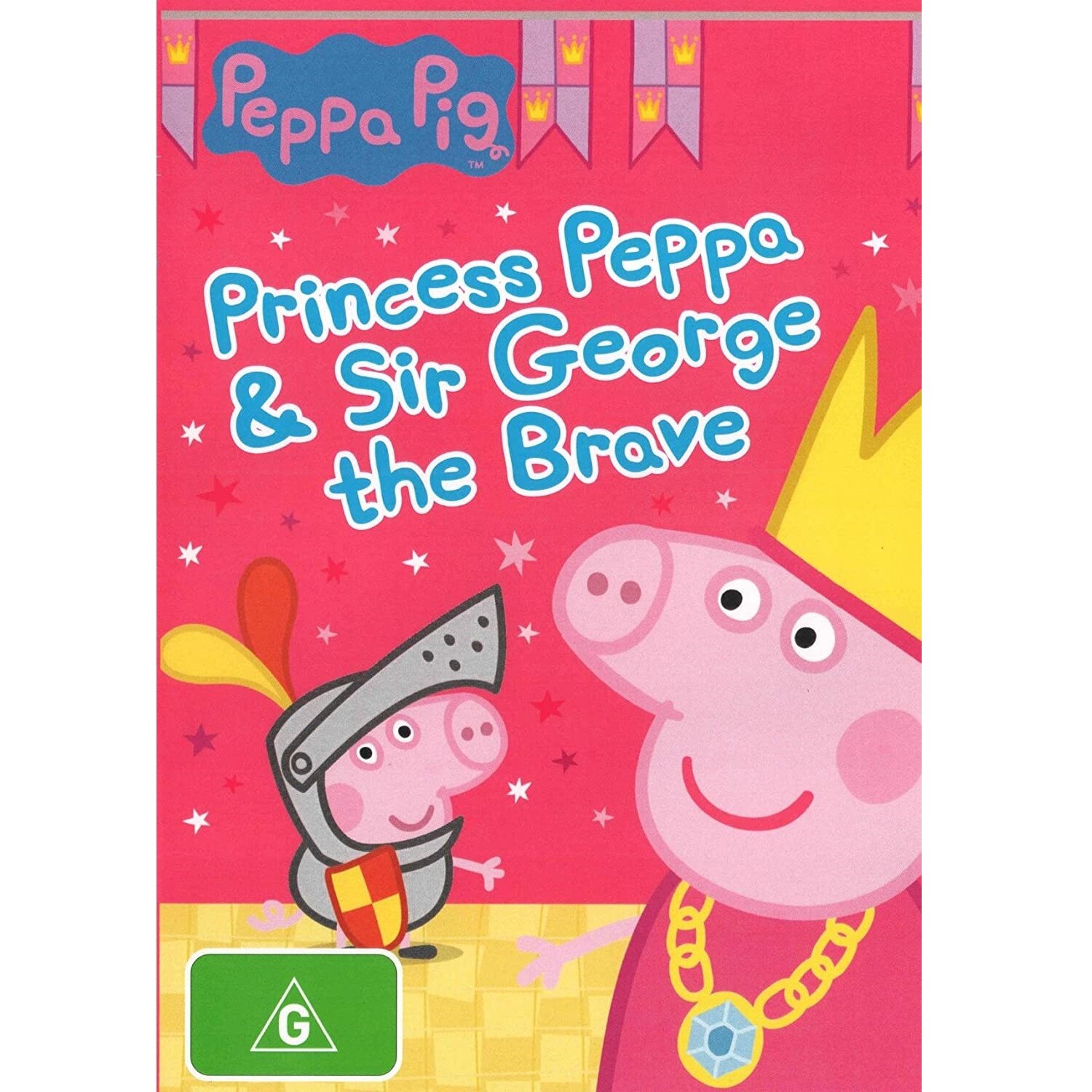 Peppa Pig - Princess Peppa and Sir George The Brave (DVD, 2009) PAL ...