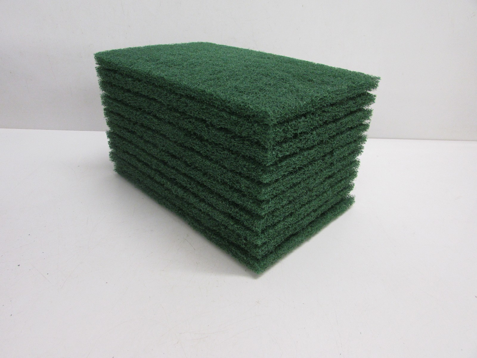 NOS! (10) HEAVY DUTY SCOURING PADS #86A, 6" X 9" GREEN PADS | eBay