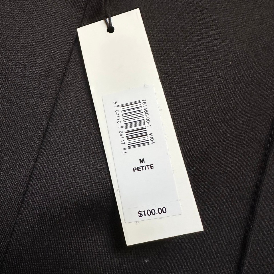 NWT Banana Republic Black Pleated Skinny Leg Dress Pants SIZE MP Orig ...