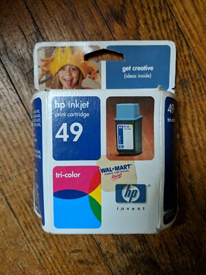 HP 49 Tri-Color Printer Ink Cartridge - New in Sealed Package - Expired ...