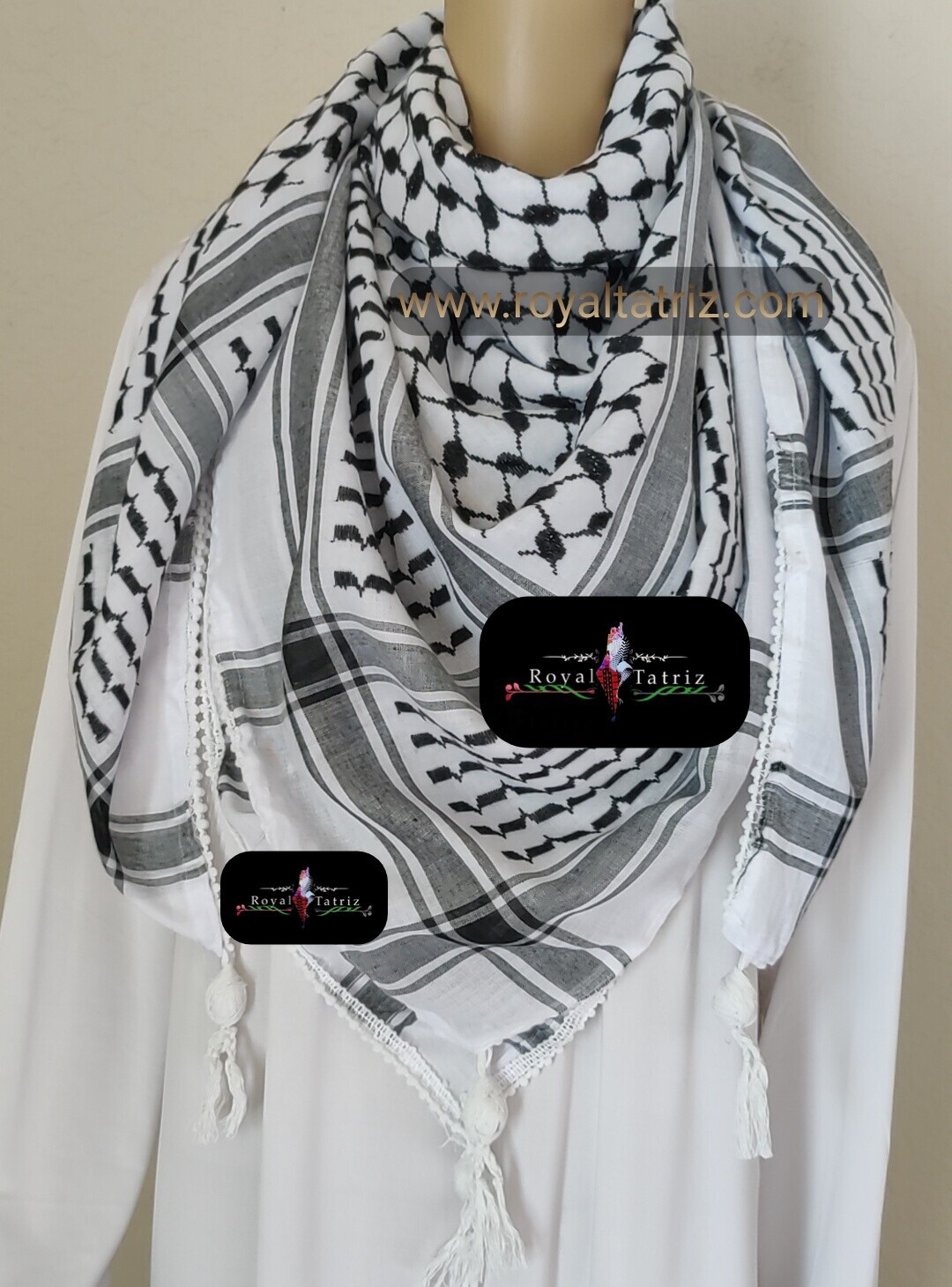 The original Handmade Palestinian keffiyeh, large size - La Paz County ...