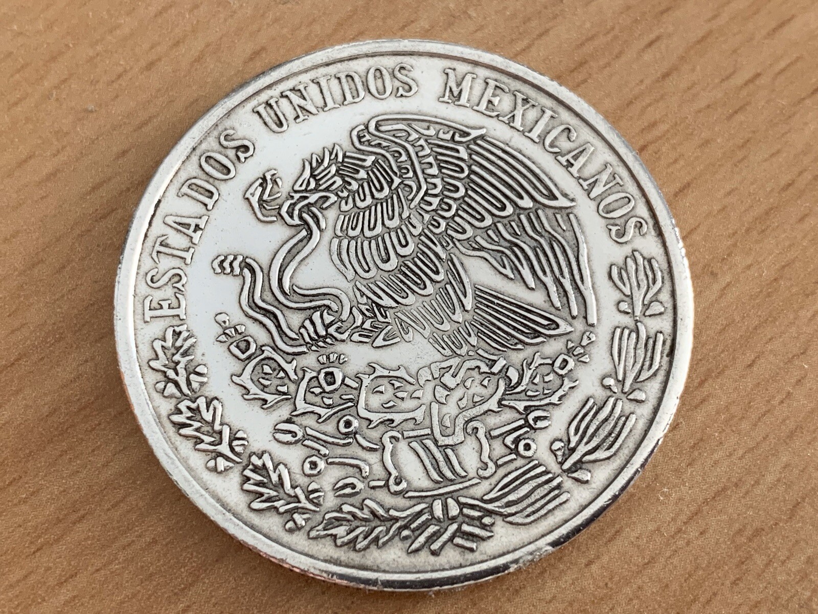 1978 LARGE SILVER CIEN PESOS MEXICAN COIN! 100 PESOS SILVER ...