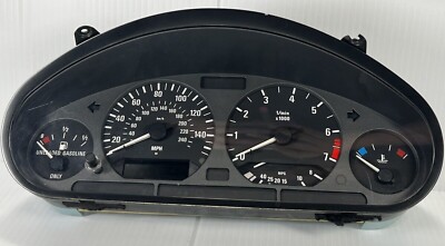 94-99 BMW E36 M3 Instrument Cluster Speedometer Read Description | eBay