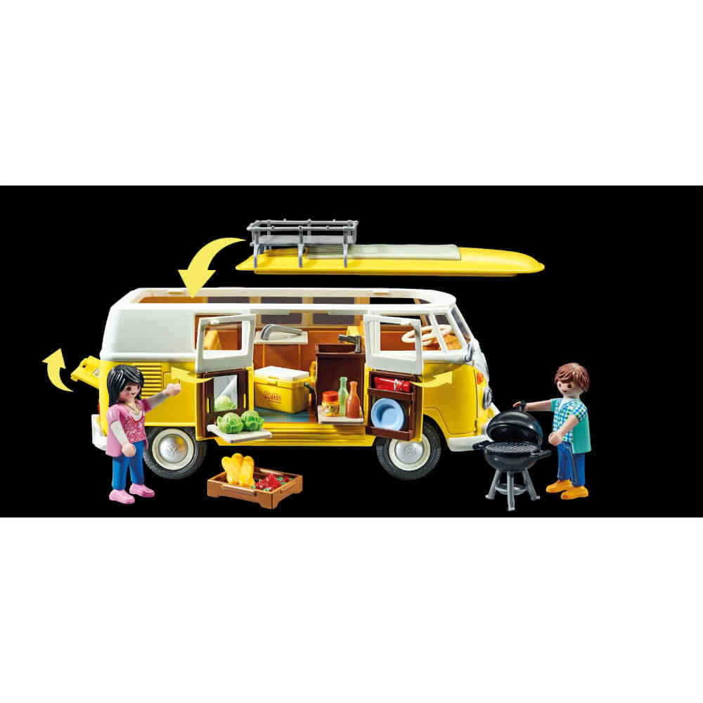 Playmobil Volkswagen T1 Camping Bulli Bus Edition 2 71138 VW Bulli ...