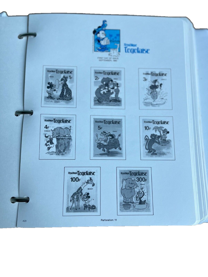 THE DISNEY WORLD OF POSTAGE STAMPS ALBUM NEW | eBay