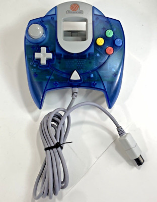 SEGA Dreamcast Controller Ocean Clear Blue HKT-7700 - Tested | eBay