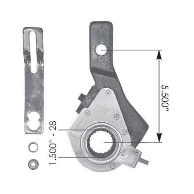 HALDEX TYPE SLACK ADJUSTER 5.5IN 135.2835 40010141 | eBay