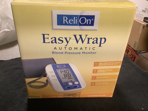 Reli-On Automatic Blood Pressure Monitor With Easy Wrap Cuff | eBay