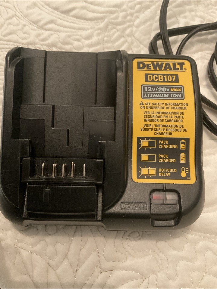 Genuine DEWALT DCB107 Lithium-Ion 12v 20v Battery Charger | eBay