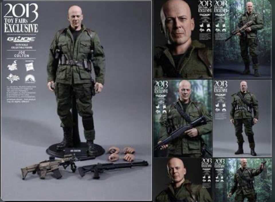 Hot Toys Exclusive GI Joe Retaliation Joe Colton Bruce Willis 1/6 ...