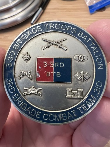 US ARMY 3RD BRIGADE COMBAT TEAM CHALLENGE COIN - AWARDED FOR EXCELLENCE ...