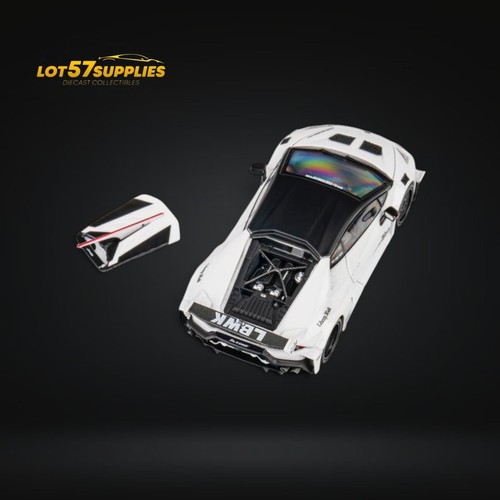 King Model Huracan LBWK White Diecast Car 1:64 | eBay