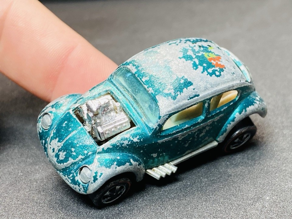 Hot Wheels Redline Aqua No Sun Roof NSR Custom Volkswagen VW Bug Mattel ...