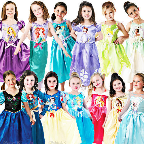 Disney Princess Girls Fancy Dress Fairytale Book Week Kids Childrens ...