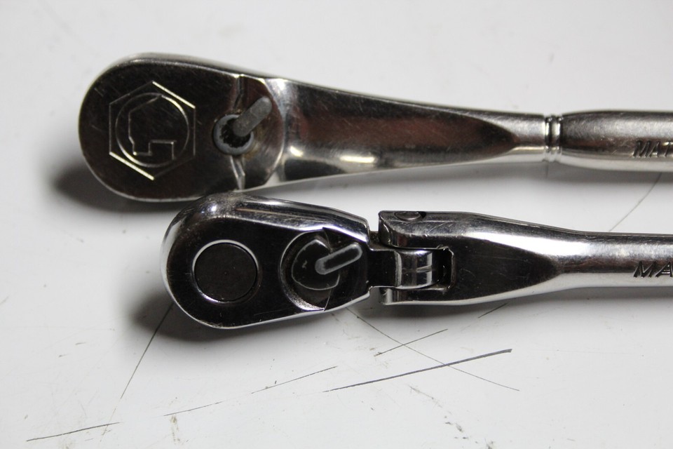 MATCO TOOLS 1/4" DRIVE FLEX HEAD & STANDARD RATCHET USA 2pcs | eBay