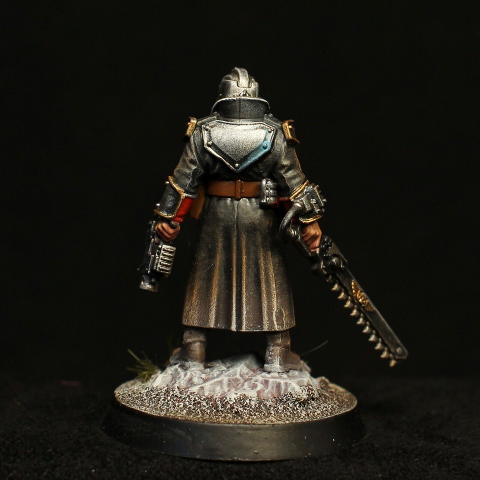 Death Korps of Krieg Commissar Conversion painted Warhammer 40k Astra ...