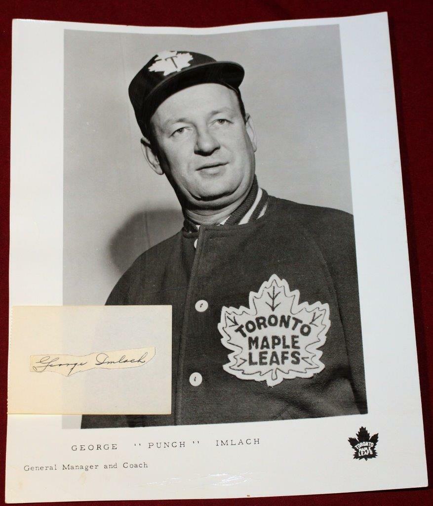 Vintage 1963 George Punch Imlach Toronto Maple Leafs Press Photo ...