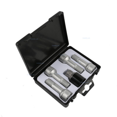 5Pcs M14x1.5x45 Wheel Set Studs Lugs Long Safety Bolts For Mercedes ...