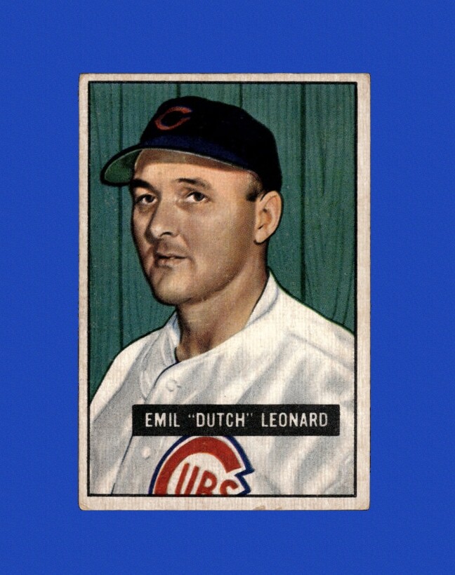 1951 Bowman Set-Break #102 Dutch Leonard VG-VGEX *GMCARDS* | eBay