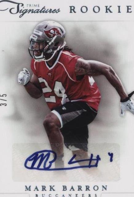 2012 Panini Prime Signatures - Rookie Signature Mark Barron #207 ...