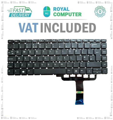 HP ProBook 440 G8 G9 445 G8 G9 UK Laptop Keyboard V195246EK1 Non ...