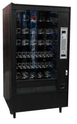 AP 7600 REFURBISHED 5 WIDE SNACK VENDING MACHINE WITH CREDIT CARD ...