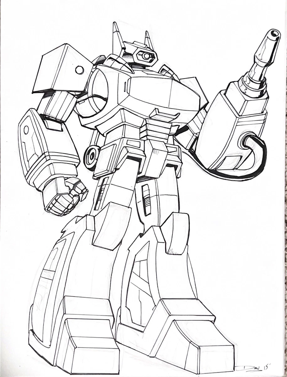 Shockwave Transformer Coloring Pages