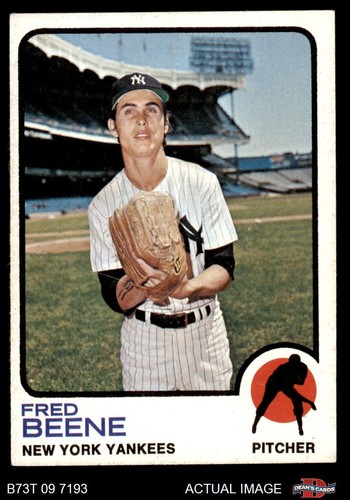 1973 Topps #573 Fred Beene Yankees 6 - EX/MT | eBay