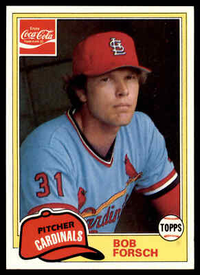 1981 Topps Coca-Cola St. Louis Cardinals BB - You Pick - Complete Your ...