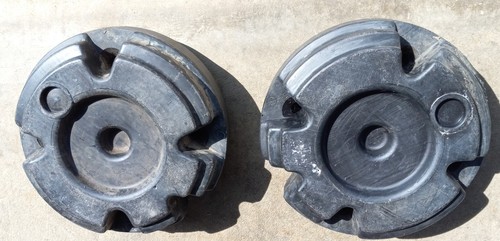 Set of Wheel Weights, Fit 12" Rims, 8.5" Bolt Pattern Garden Tractors ...