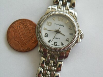 WOMEN'S SILVERTONE FRED BELAY QUARTZ WATCH & BRACELET | eBay