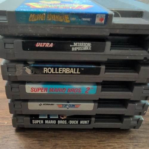 Nintendo NES 6 Game Lot All Tested NOT Working | eBay
