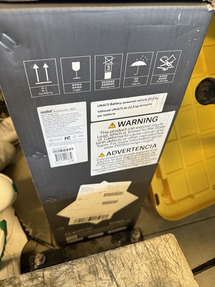 New Still In Box Segway Ninebot MAX G30LP Electric Scooter Max Speed ...