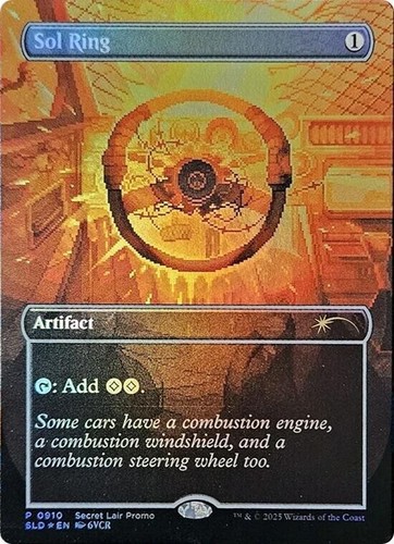 MTG Sol Ring Secret Lair Promo Winter Superdrop 2025 - Rainbow Foil ...