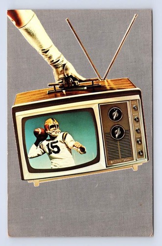 Bart Starr on Color TV Vintage GE Television Advertising Green Bay ...