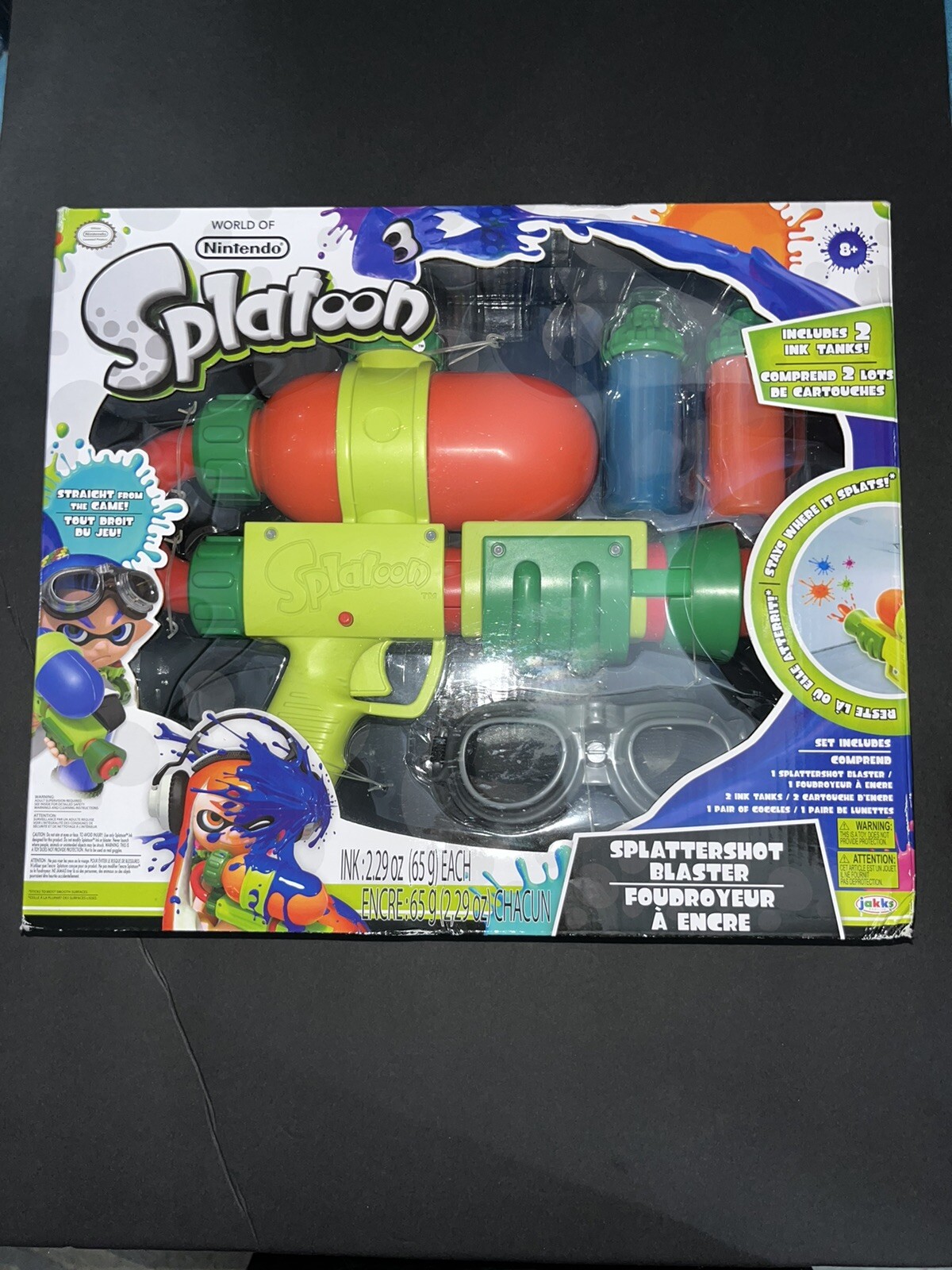 Splatoon Splattershot Blaster 2 Ink Tanks Goggles World of Nintendo for ...