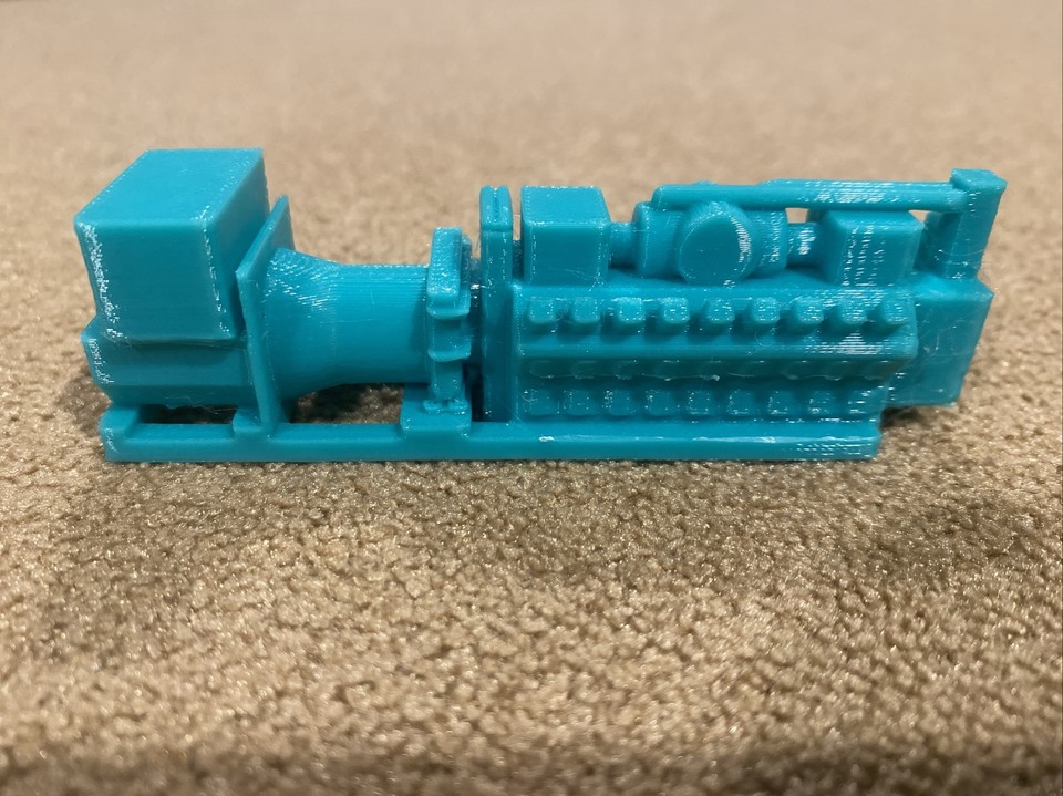 HO Scale 1/87 Diesel Generator Loads For Flat Car Freight | eBay