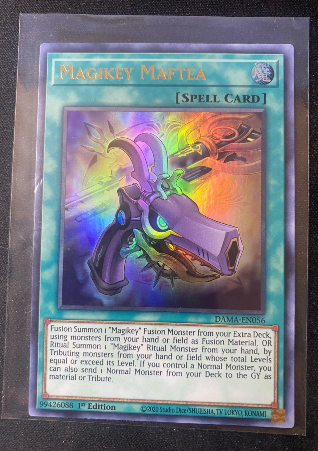 Yu-Gi-Oh! TCG Magikey Maftea Dawn of Majesty DAMA-EN056 1st Edition ...